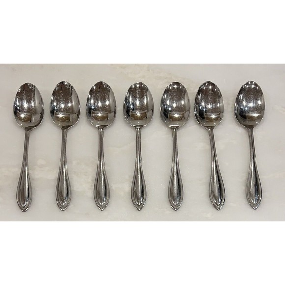 Oneida | Dining | Oneida Soup Spoons Arbor American Harmony Glossy ...